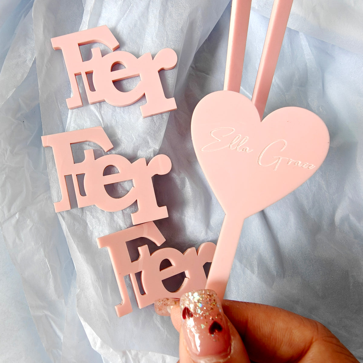 Heart Valentine Personalized Stir Sticks - Personalized Heart Stir ...
