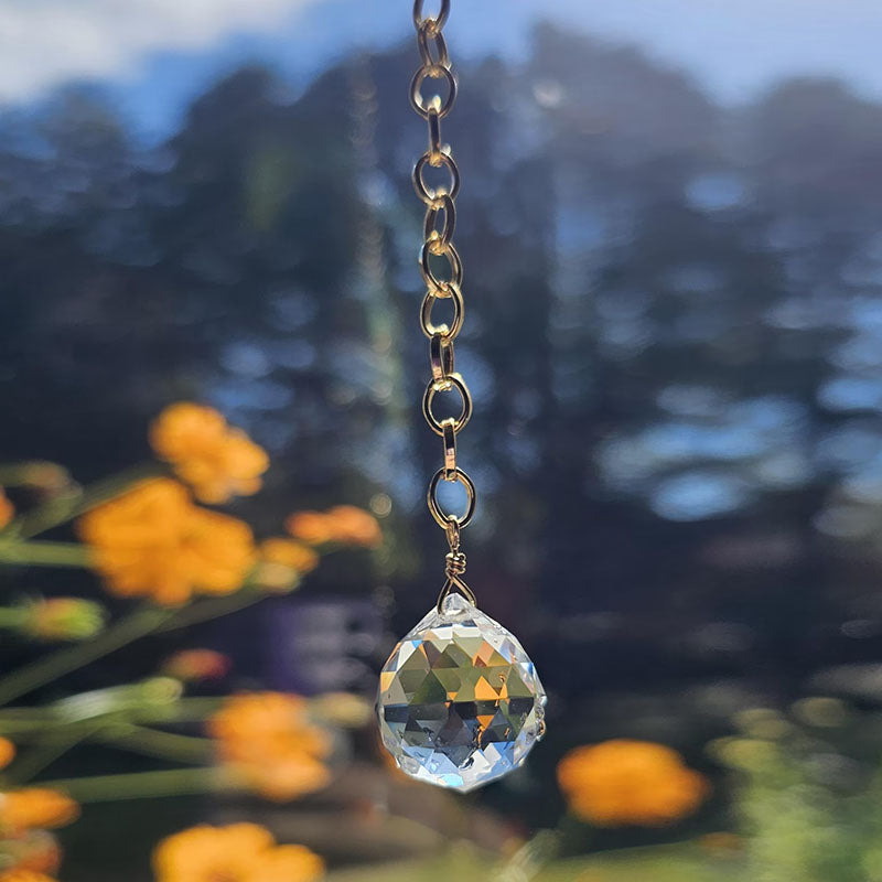 Plant Propagation Station Crystal Suncatcher - Boho Hanging Vase ...
