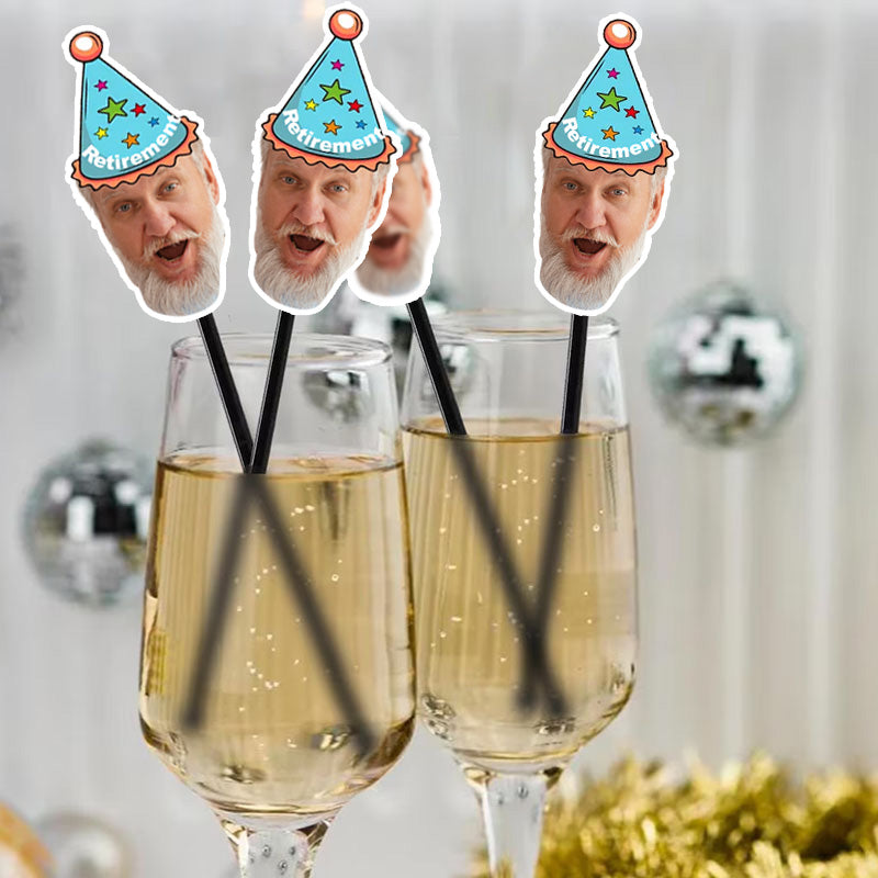 Funny Drink Stirrers Personalized with Pet Face-Custom Party ...