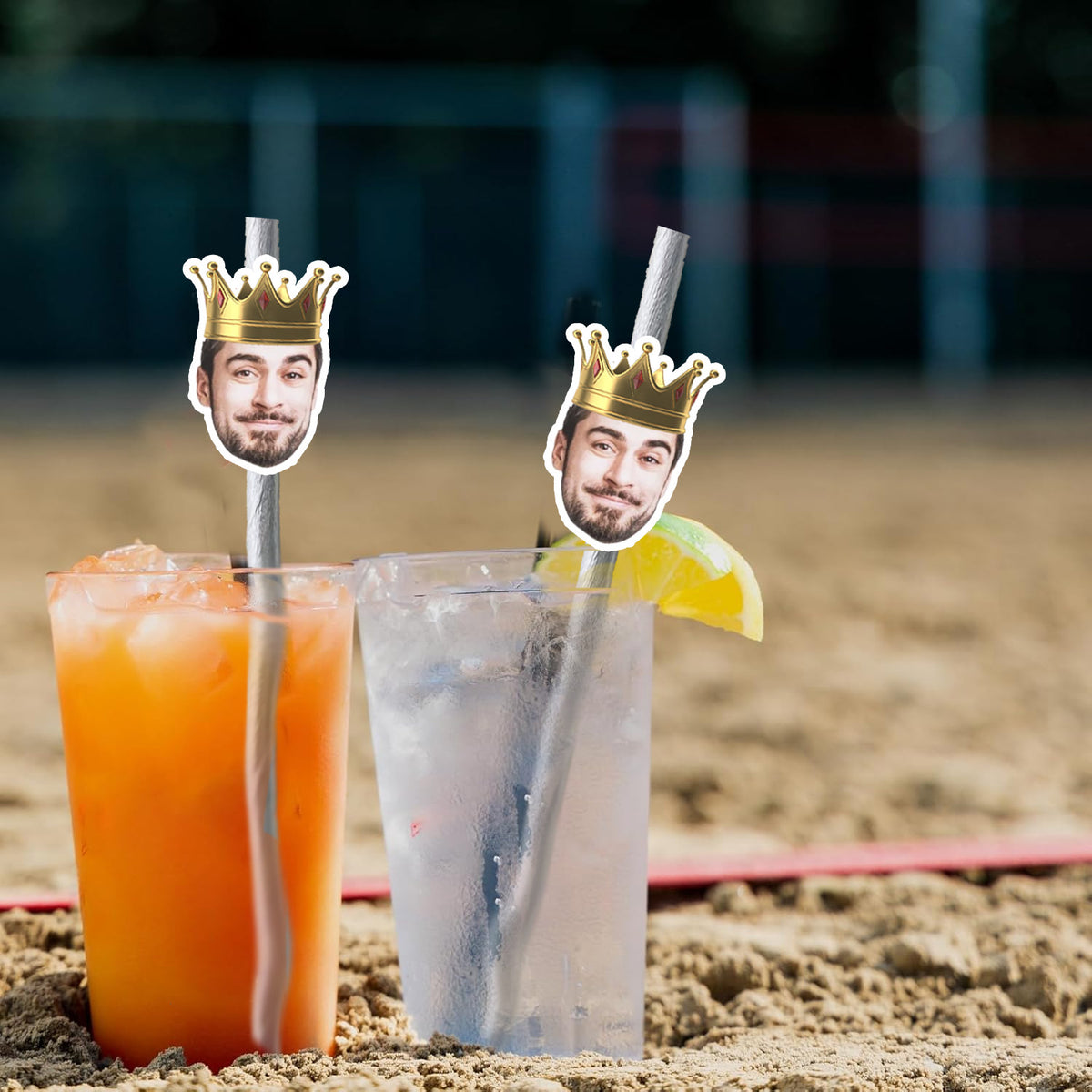 Customized Face Photo Custom Straws – Personalized Photo Drink Straws ...